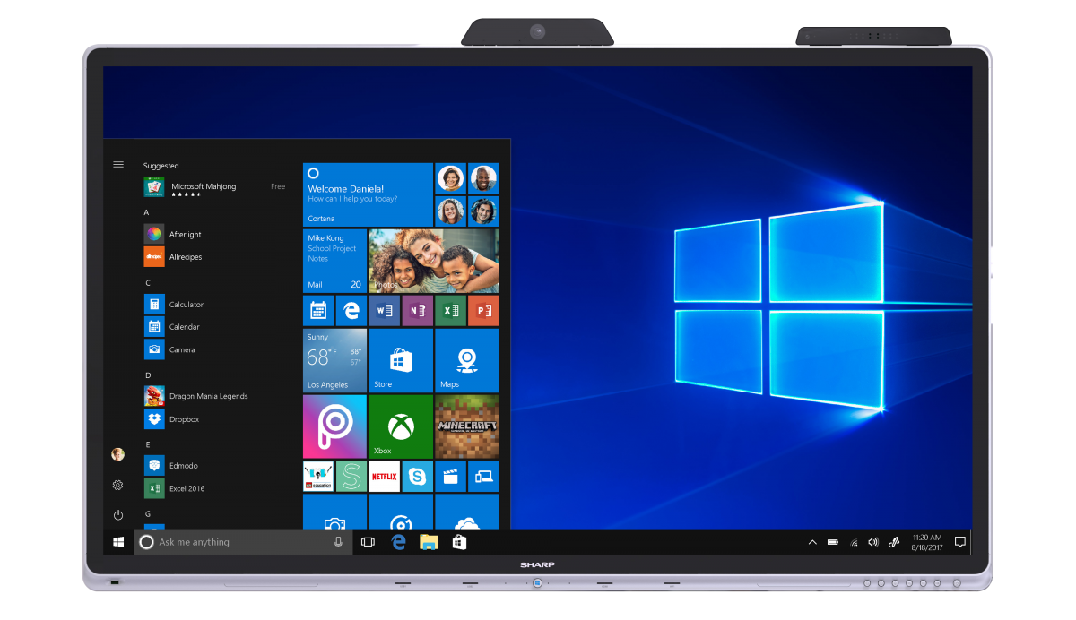 Sharp PN-CD701 | Windows collaboration display from Sharp - 70" 4K WCD