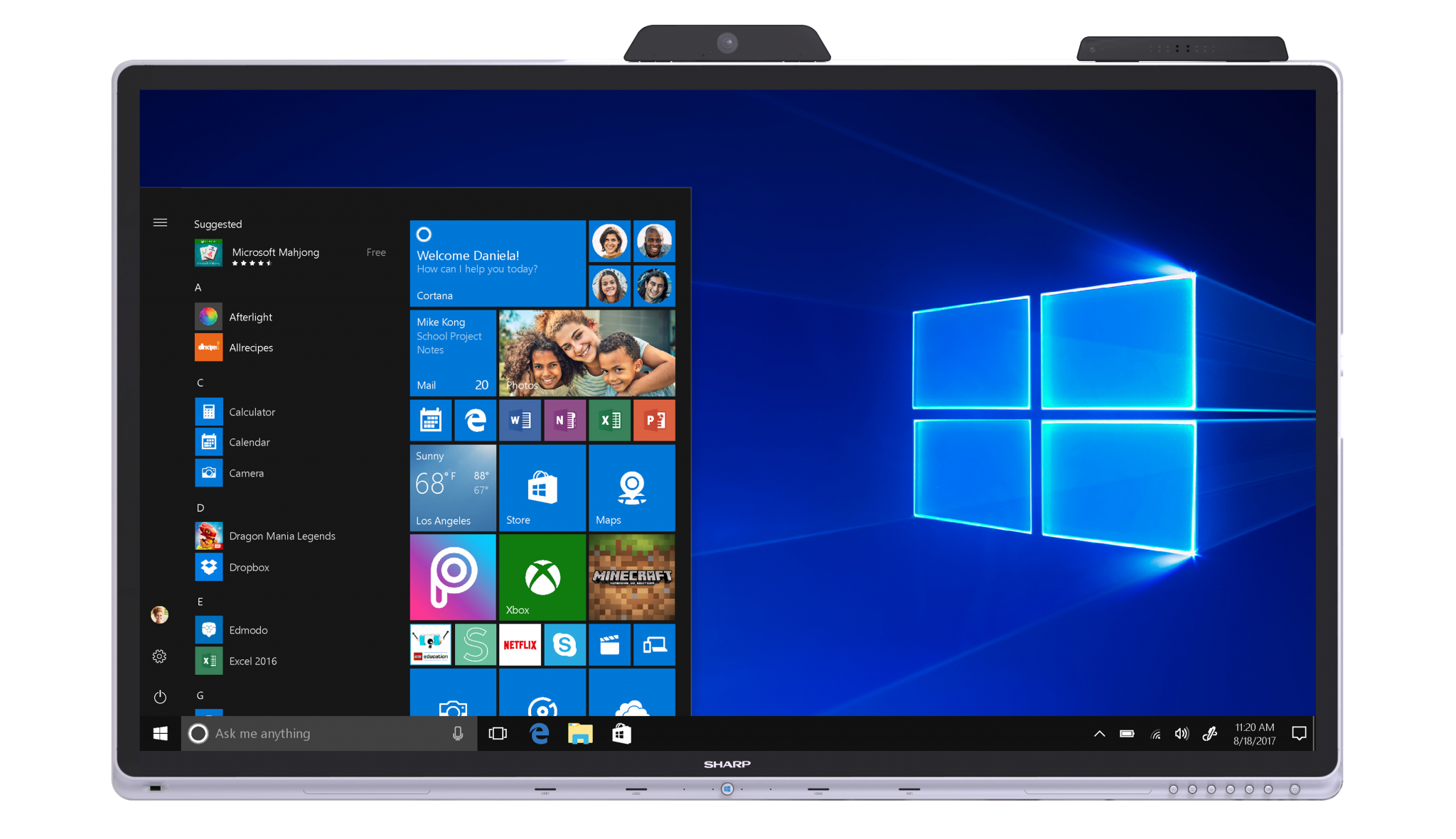 Sharp PN-CD701 | Windows collaboration display from Sharp - 70" 4K WCD